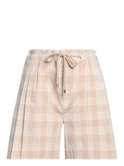 Woolrich Checked Seersucker Shorts - Beige