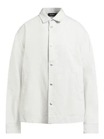 Dsquared2 Icon Denim Shirt Light Size Cotton - Grey