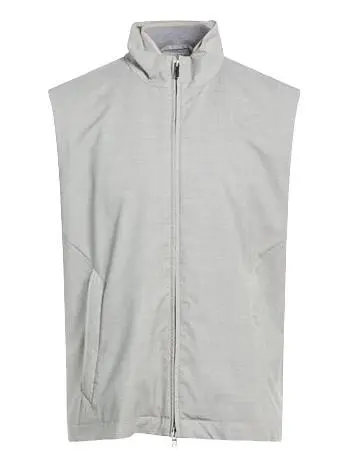 Paul & Shark Virgin Wool And Silk Vest - Grey