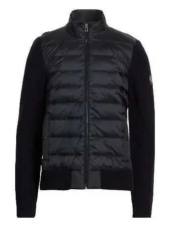Belstaff Puffer Jacket In Recycled Polyamide And Wool - Blue