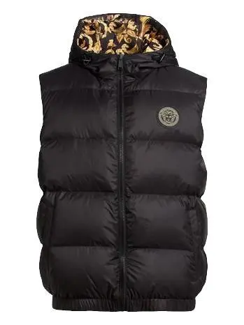 Versace Sleeveless Padded Vest - Black