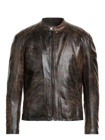 BERNA Biker Jacket - Brown