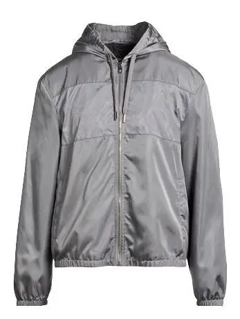 Versace Twill Hooded Jacket - Silver
