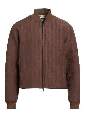 BERNA Jacket In Polyester And Elastane - Brown