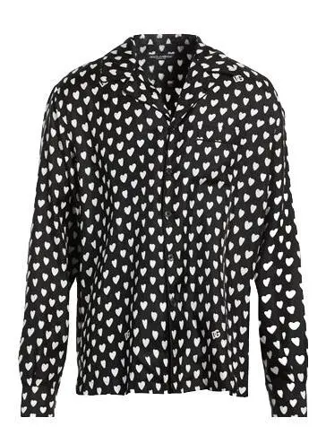 Dolce & Gabbana Shirt Size Silk - Black