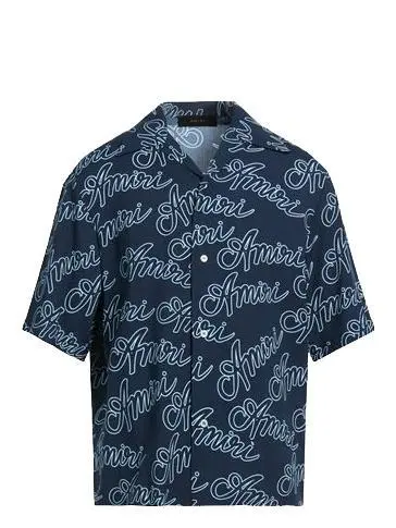 Amiri Shirt Midnight Size Viscose - Blue