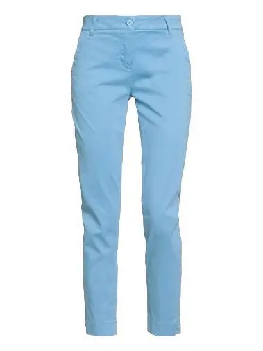 WHITE WISE Cropped Skinny Fit Trousers - Blue
