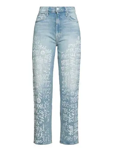 MOTHER Straight Leg Jeans - Blue