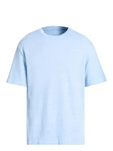 120% Lino T-shirt Size Linen - Blue