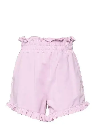 MARC ELLIS Straight Leg Terry Shorts - Pink
