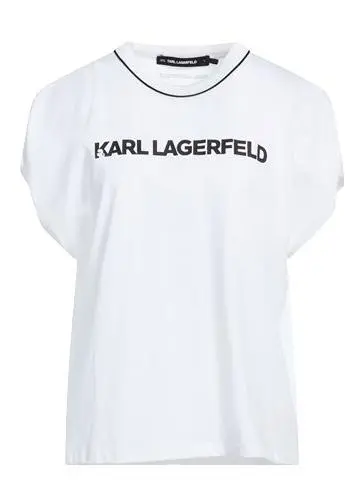 Karl Lagerfeld Organic Cotton Logo T-shirt - White