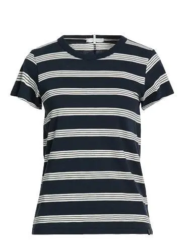 Rag & Bone Striped Pima Cotton T-shirt - Blue