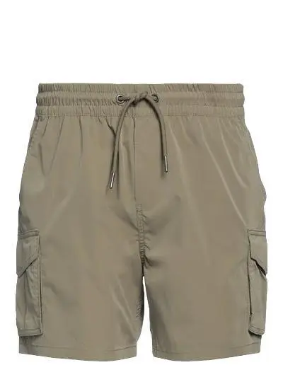 Alpha Industries Military Polyester Shorts - Green