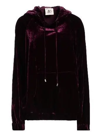 SEMICOUTURE Velvet Hoodie - Red