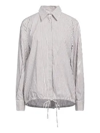 SEMICOUTURE Striped Poplin Shirt - White