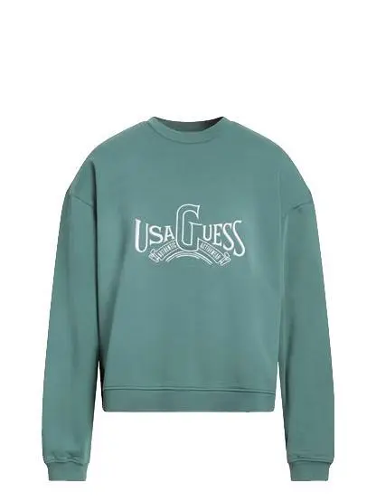 Guess Embroidered French Terry Sweatshirt - Green