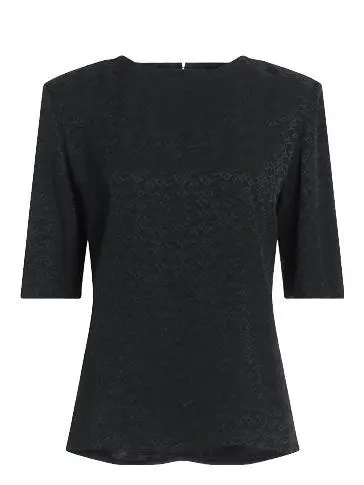 Pinko Top In Acetate And Silk - Black