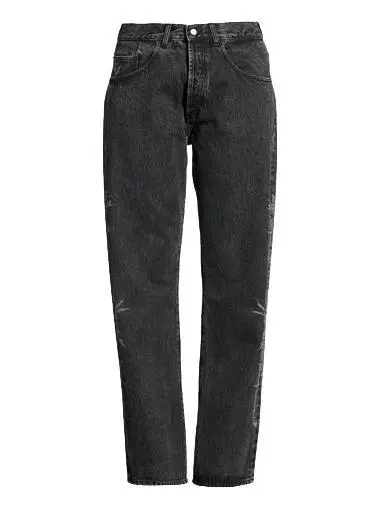 Aries Cotton Wide-leg Jeans - Black
