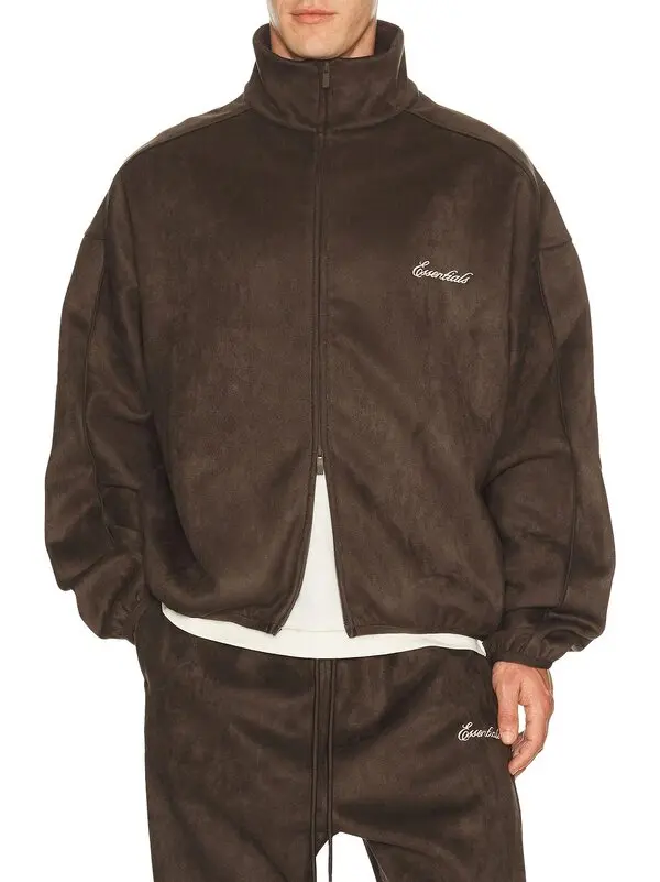 Fear Of God Signature Modern Track Jacket - Brown