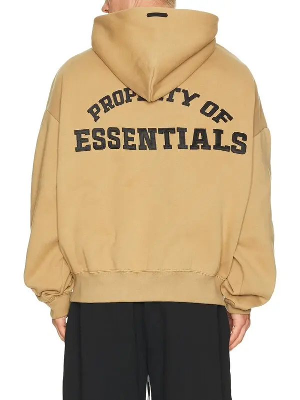 Fear Of God Property Lounge Half Zip Hoodie - Dune