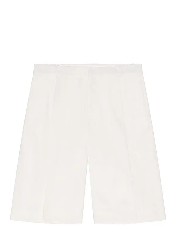 Casablanca Pleated Baggy Shorts - White