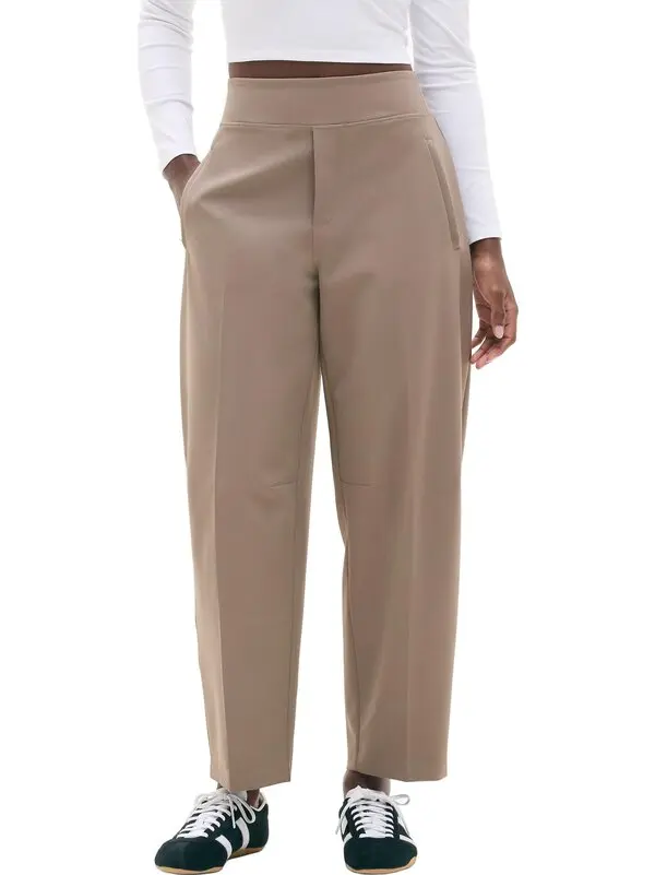 Athleta High-rise Barrel Pant - Mortar Mushroom