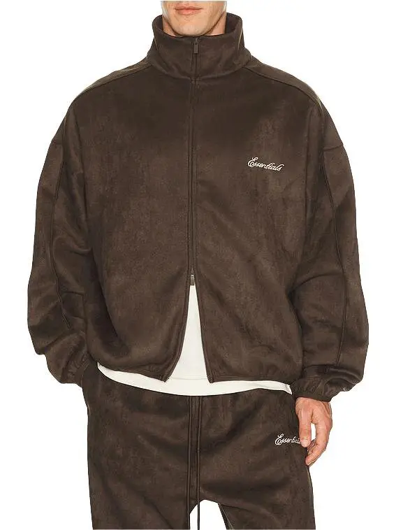 Fear Of God Signature Modern Track Jacket - Brown