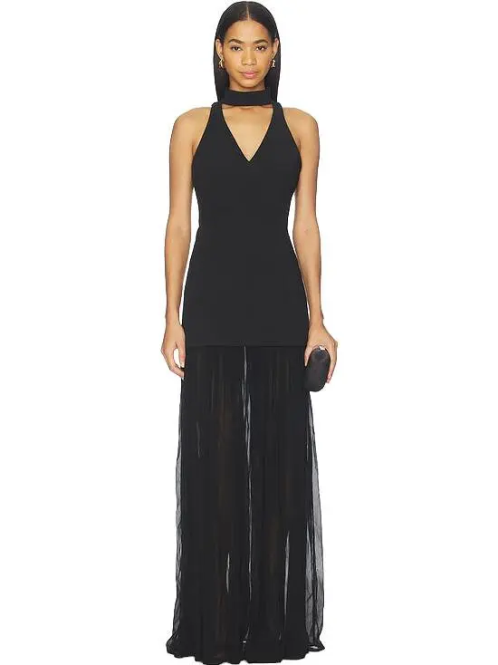 L'academie By Marianna Serin Gown - Black
