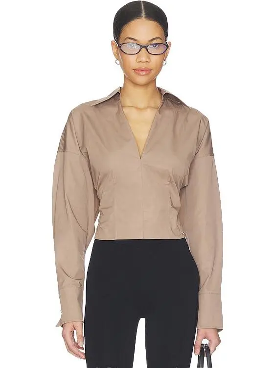 L'academie By Marianna Sabina Top - Taupe