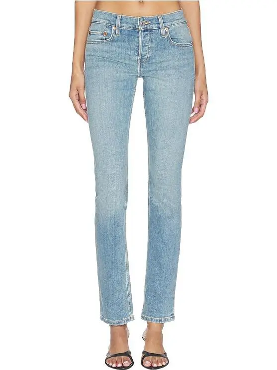 RE/DONE The Slim Cig Jean - Cambria Blue