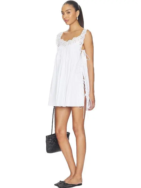 Caroline Constas Lucilla Mini Dress - White