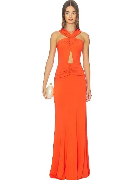 Silvia Tcherassi Naga Dress - Tangerine