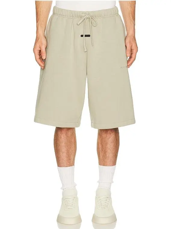 Fear Of God Active Trace Relaxed Short In Grey - Seal