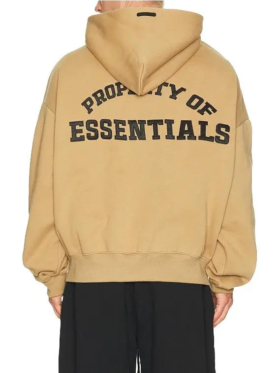 Fear Of God Property Lounge Half Zip Hoodie - Dune