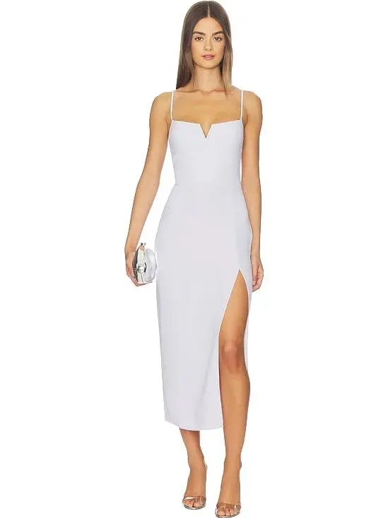 Amanda Uprichard Lyra Midi Dress - Jasmine