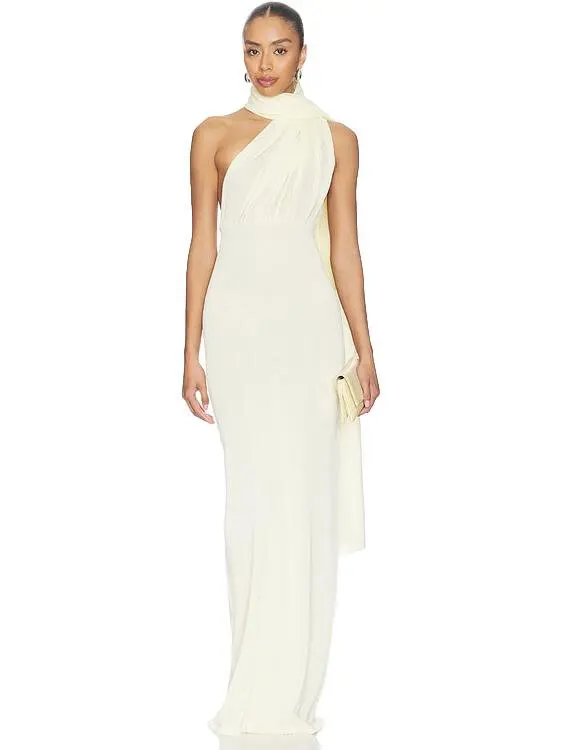 AYA MUSE Thea Maxi Dress - Buttercream