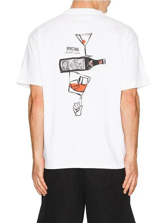 PERCIVAL Perci And Rossi Martini Oversized T-shirt - White