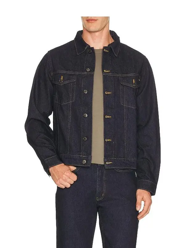 PERCIVAL Western Trucker Jacket - Dark Indigo