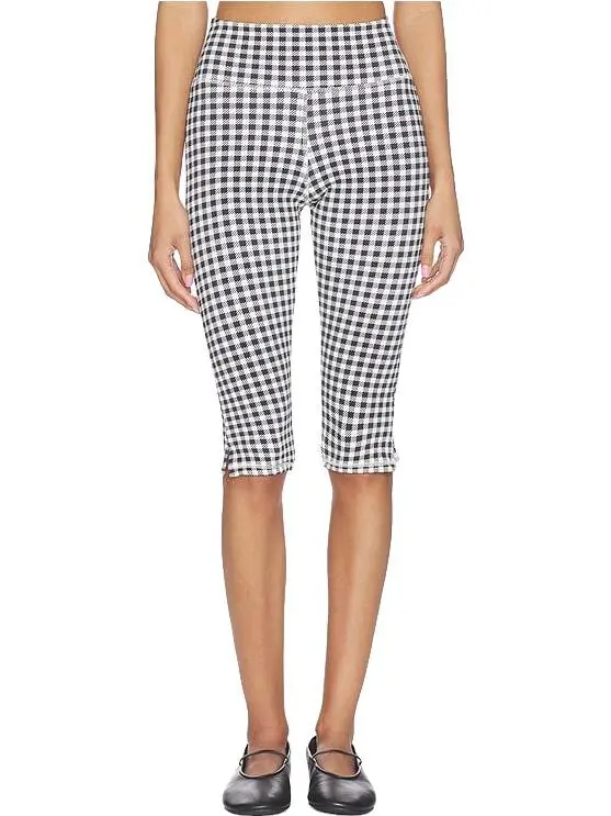 Strut This The Wren Capri Leggings - Gingham