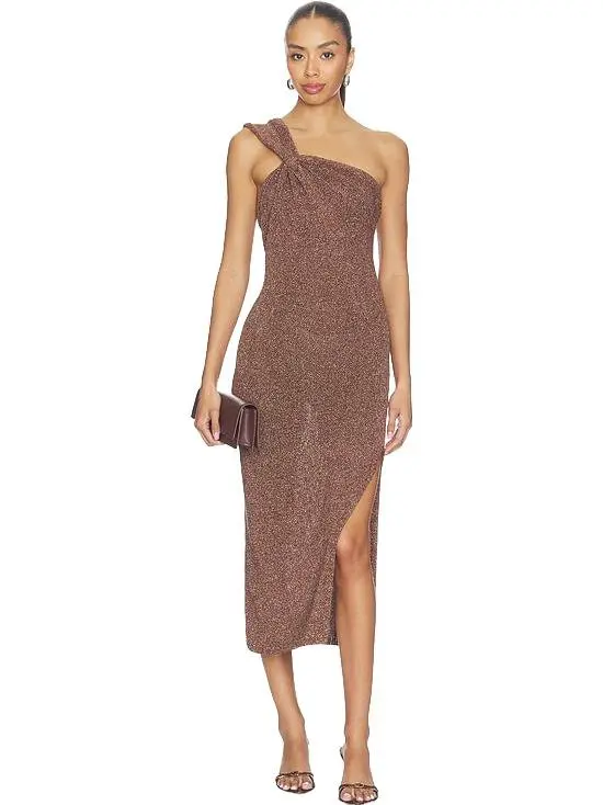 A.L.C. Mimi Knit Midi Dress - Milk Chocolate
