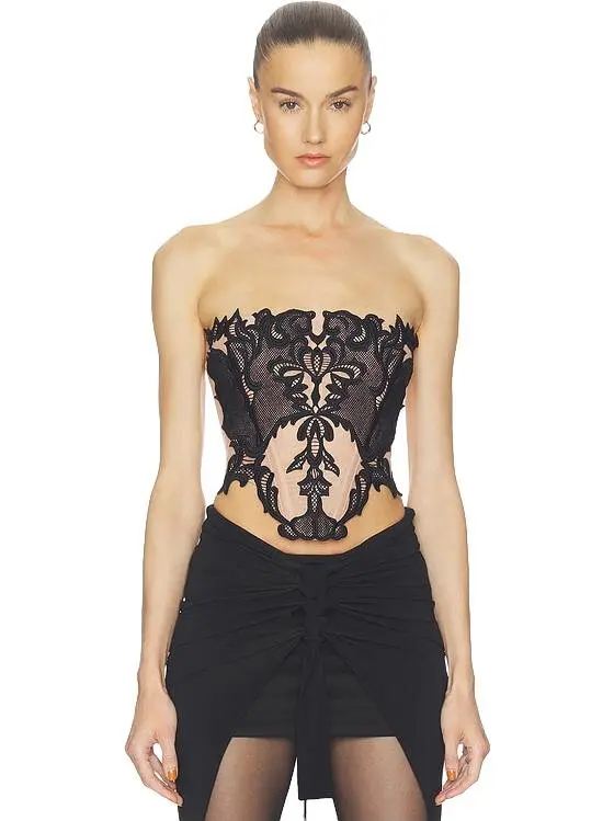 HAELO Wing Lace Corset - Blush
