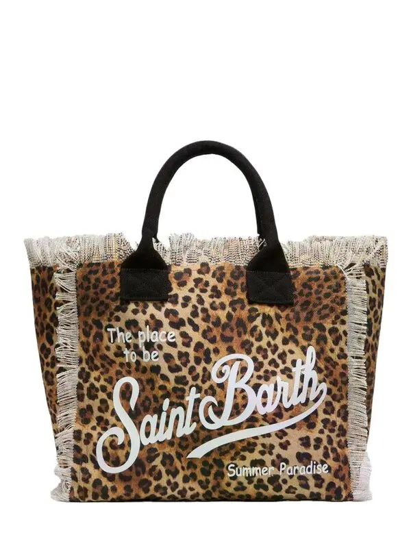 MC2 SAINT BARTH Vanity Fringe Tote Bag - Neutrals