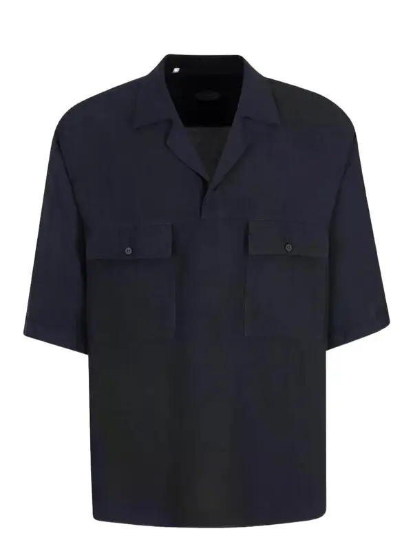 VINCENZO DI RUGGIERO Flap-pocket Shirt - Blue