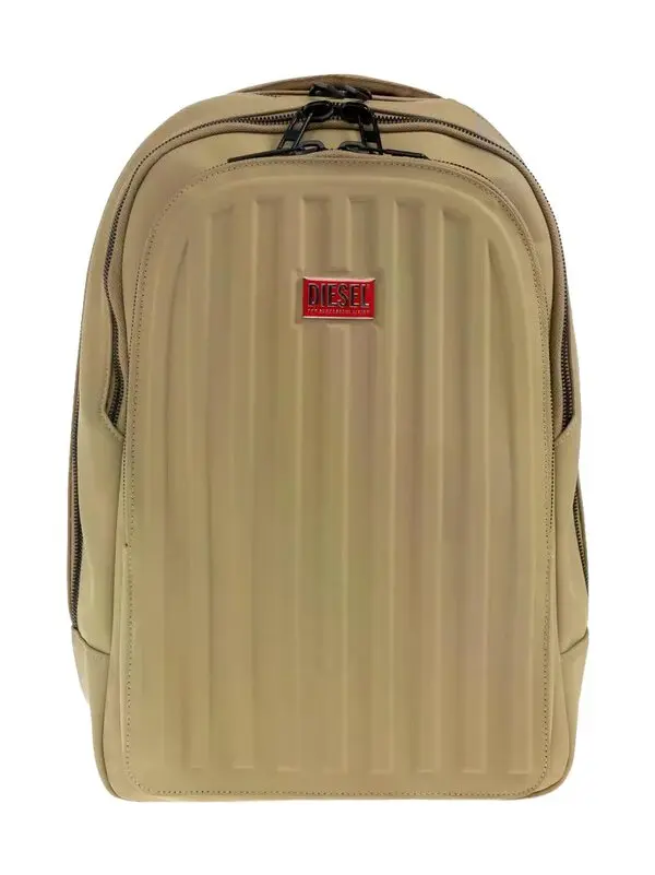 DIESEL® Ribbed Logo-plaque Backpack - Neutrals