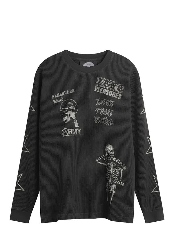 PLEASURES X Zero Misled Thermal Long Sleeve - Black