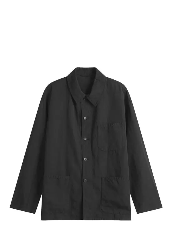 KAPTAIN SUNSHINE Gaba. Work Shirt Jacket - Black