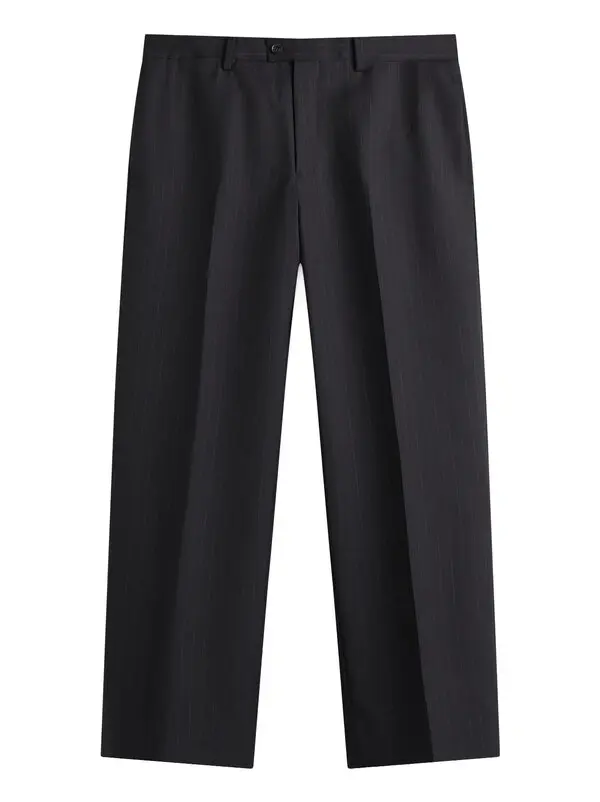 KAPTAIN SUNSHINE Shadow Stripe Trousers - Navy