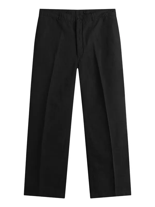 KAPTAIN SUNSHINE Gaba. Buckleback Work Trousers - Black