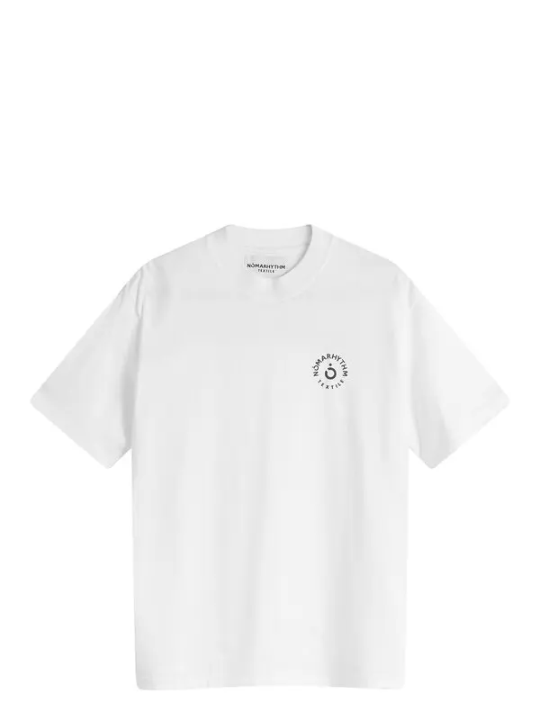 NOMARHYTHM TEXTILE Logo T-shirt - White