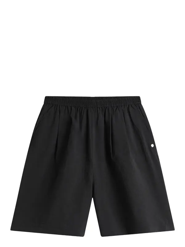 STEL Box Pleated Shorts - Black